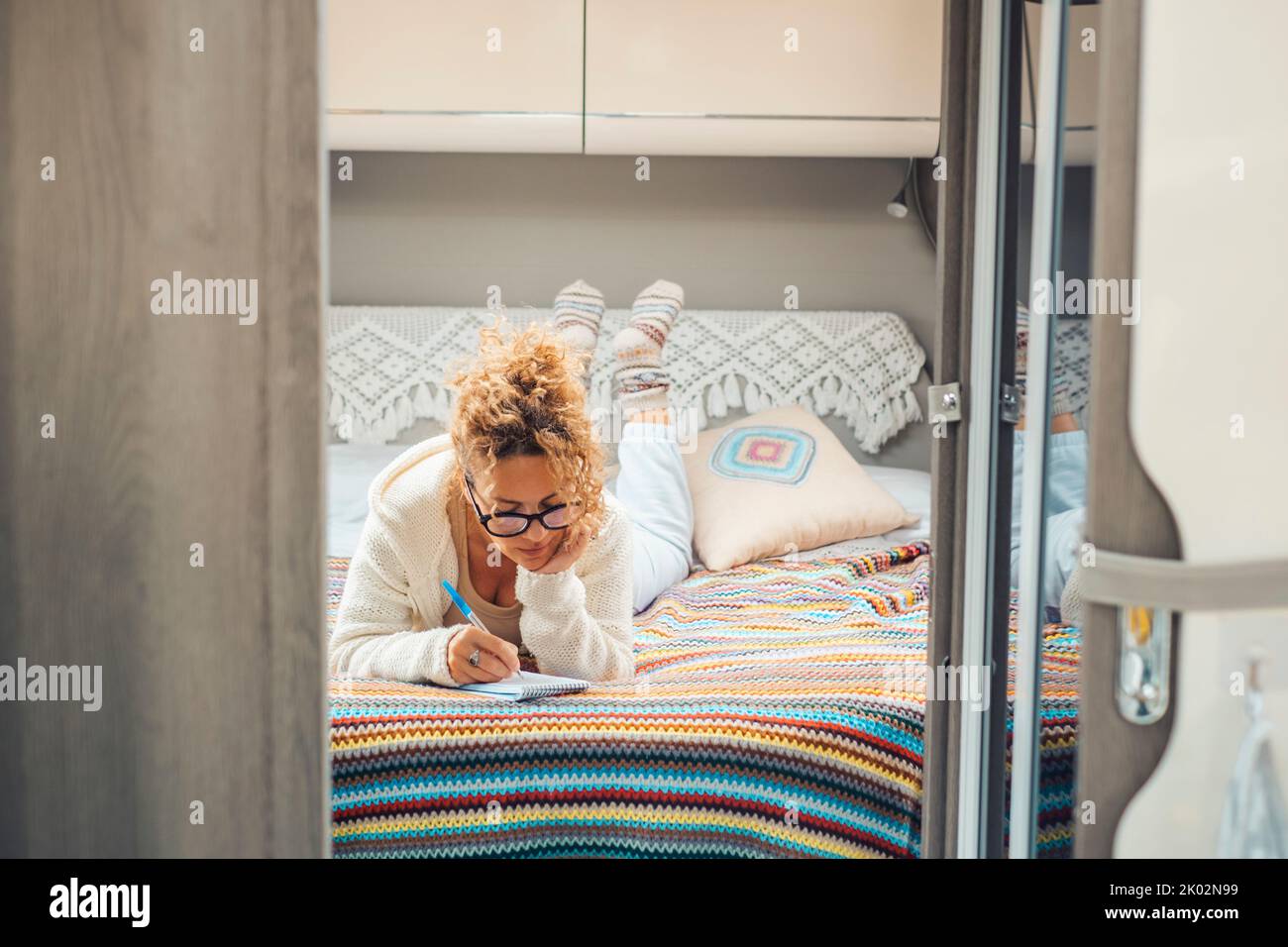 Road trip concept woman living hi-res stock photography and images - Alamy