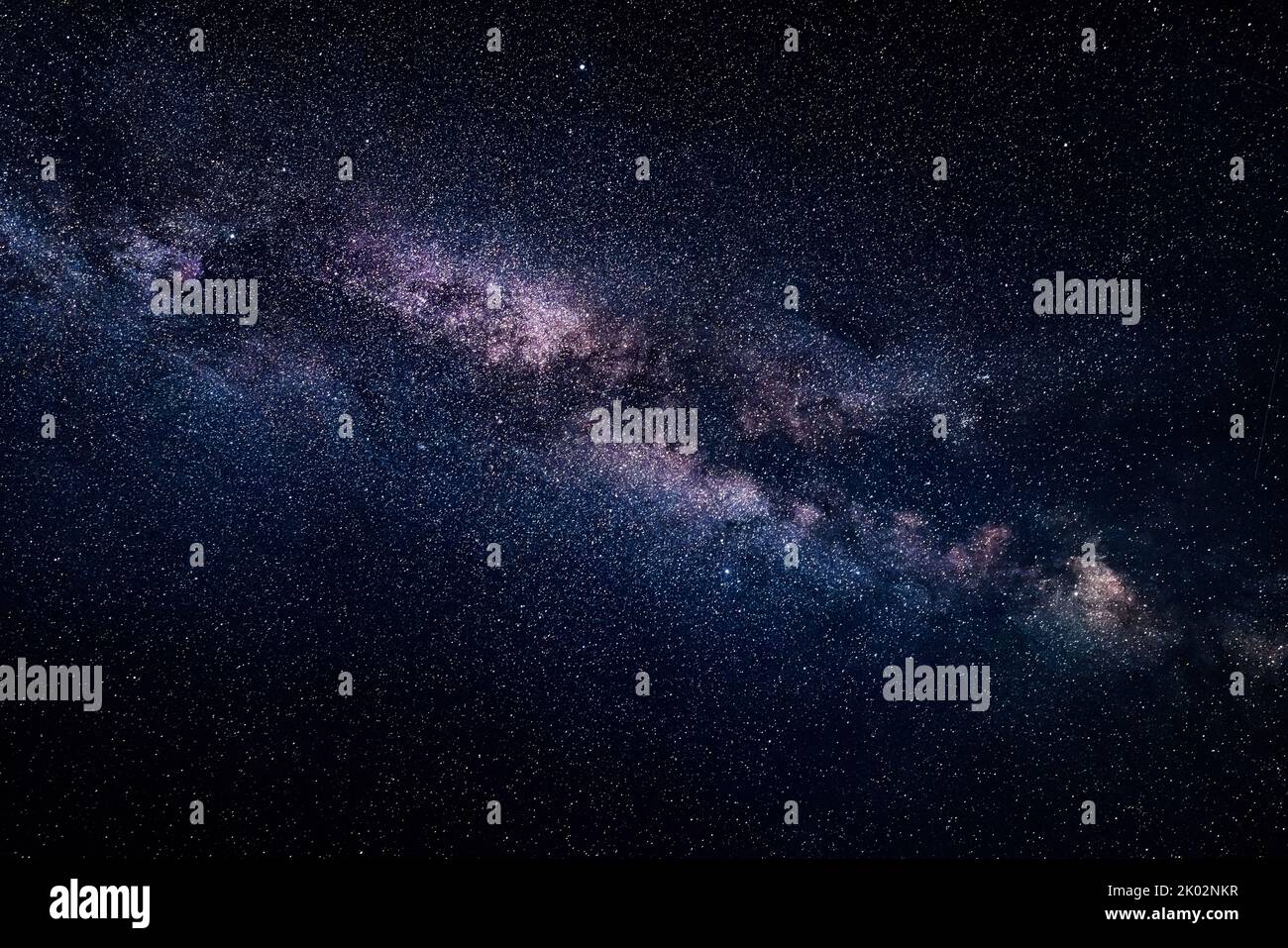 Milky Way galaxy in dark night sky Stock Photo - Alamy
