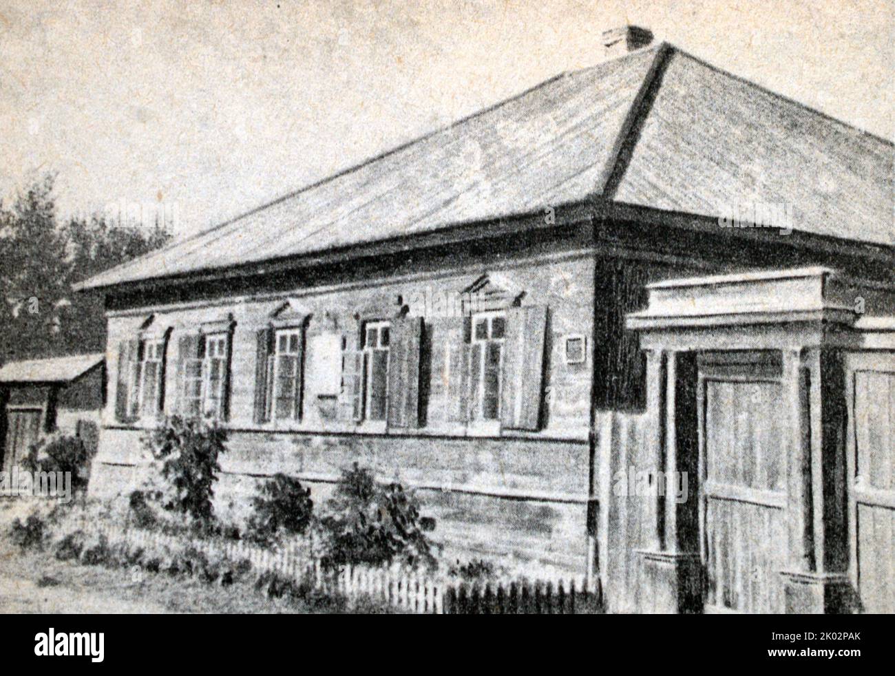 House in Shushenskoye belonging to soviet leader Vladimir Lenin Stock ...
