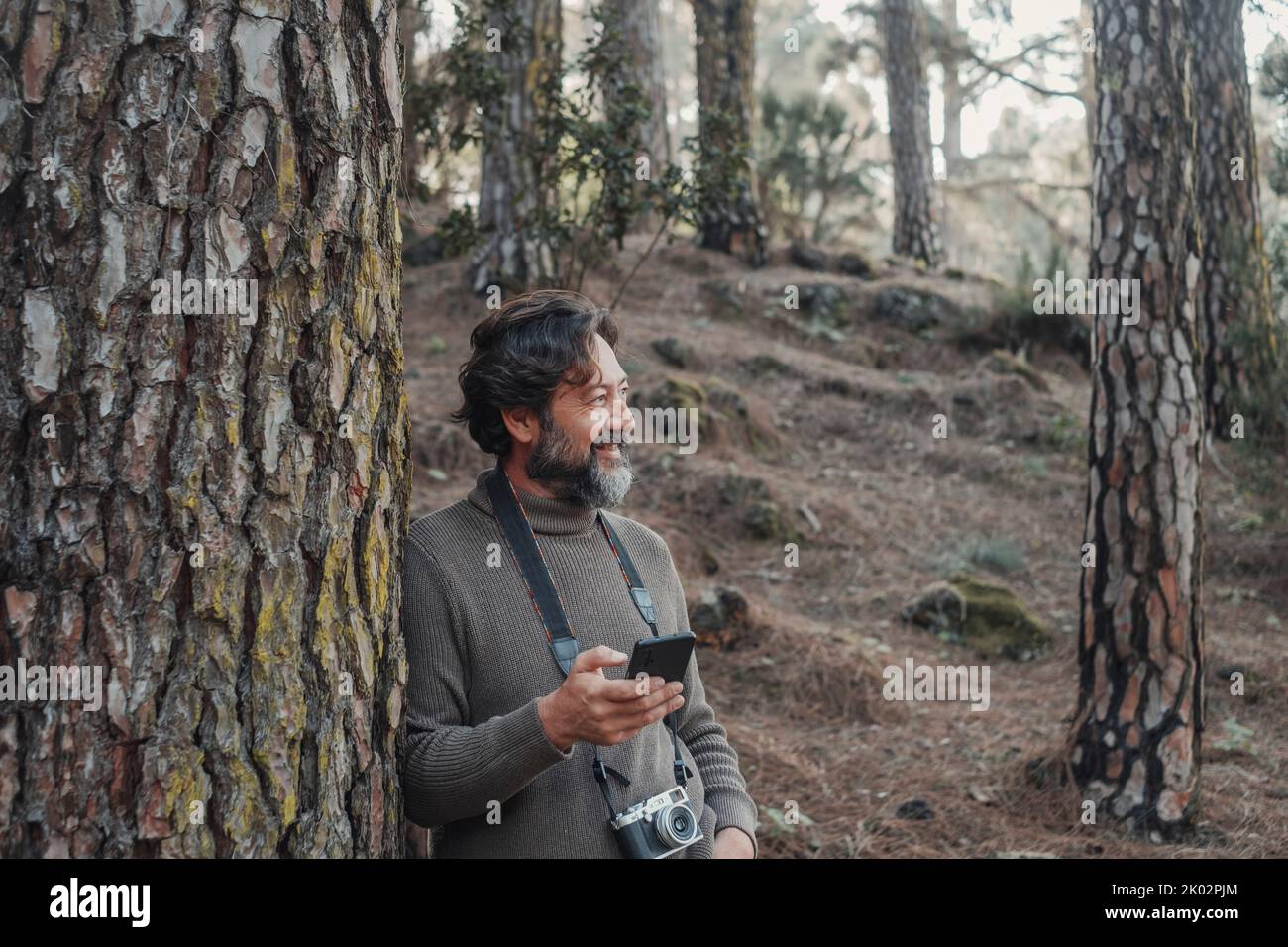 Enjoying the woods hi-res stock photography and images - Alamy
