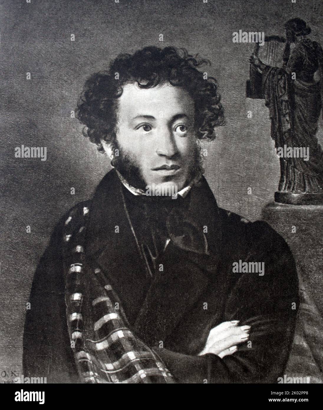 Portrait of Alexander Sergeyevich Pushkin. O.A. Kiprensky. Alexander ...