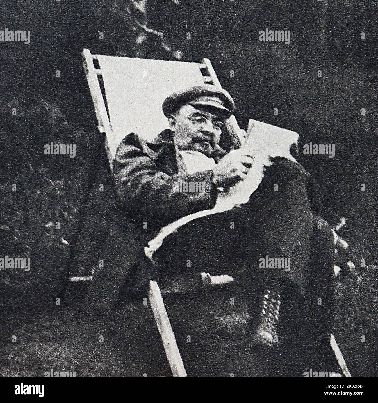 Vladimir Lenin in Gorki. 1922, October 2. Photographer - Ulyanova M. I ...