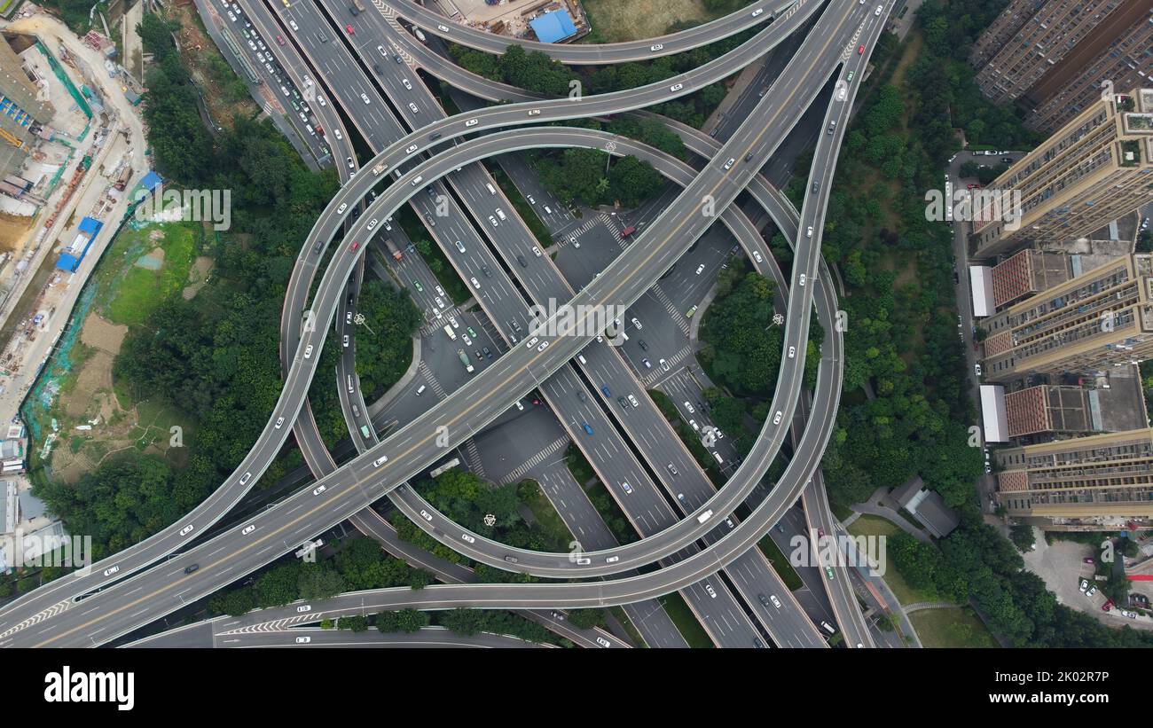 Complex Highway Interchange