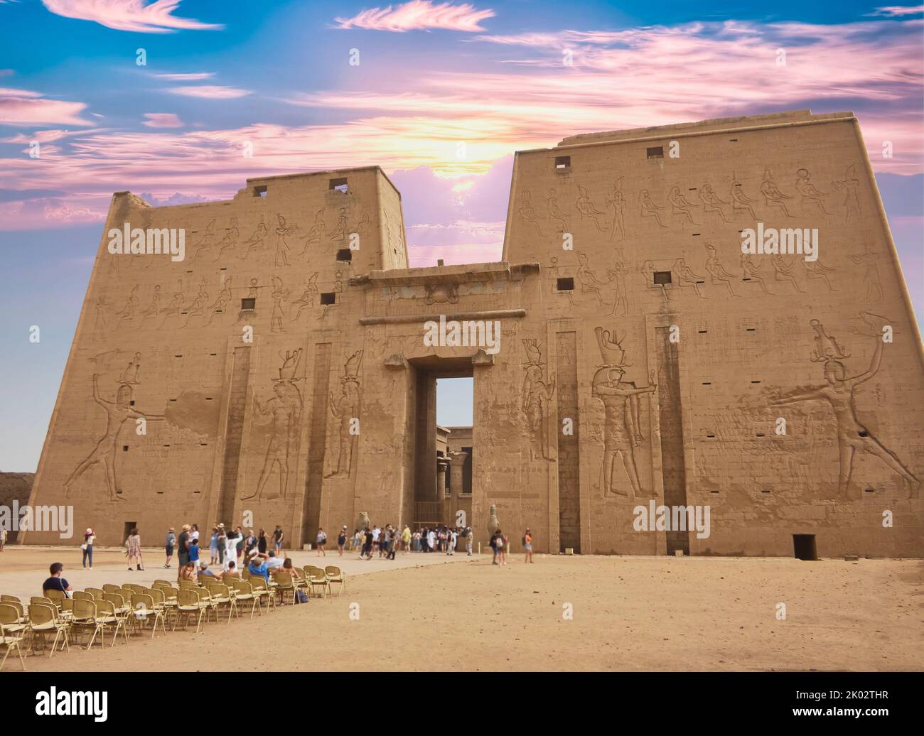 Great horus temple of edfu hi-res stock photography and images - Alamy