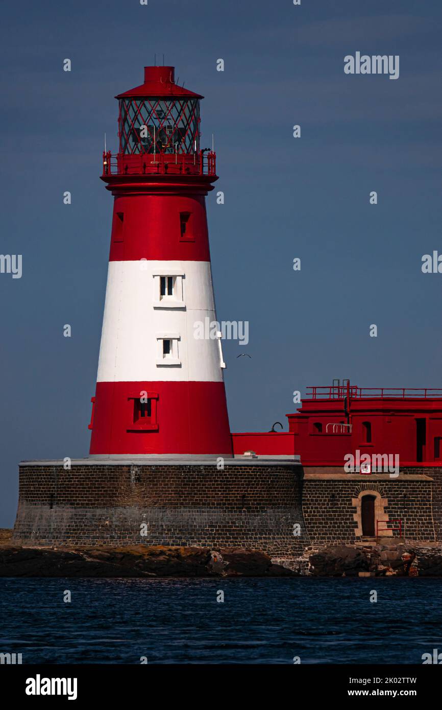 Longstone Island Lighthouse, Farne Islands, Northumberland, England ...