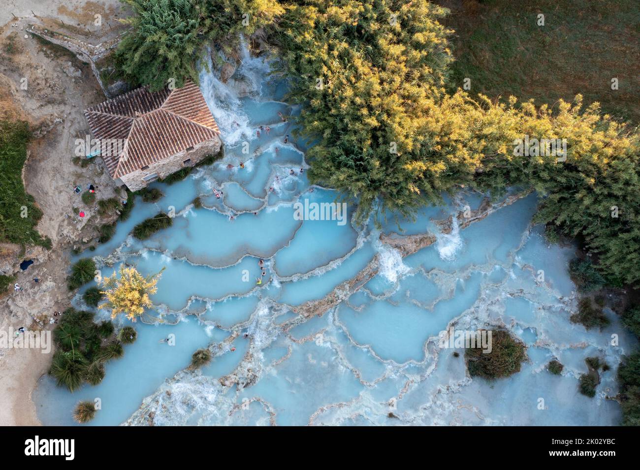 Terme di Saturnia, Cascate del Molino, waterfall, thermal spring ...