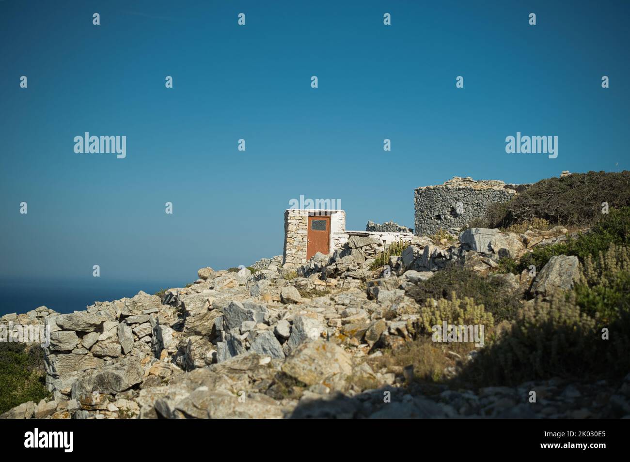 A natural landscape of a Greek island Stock Photo - Alamy