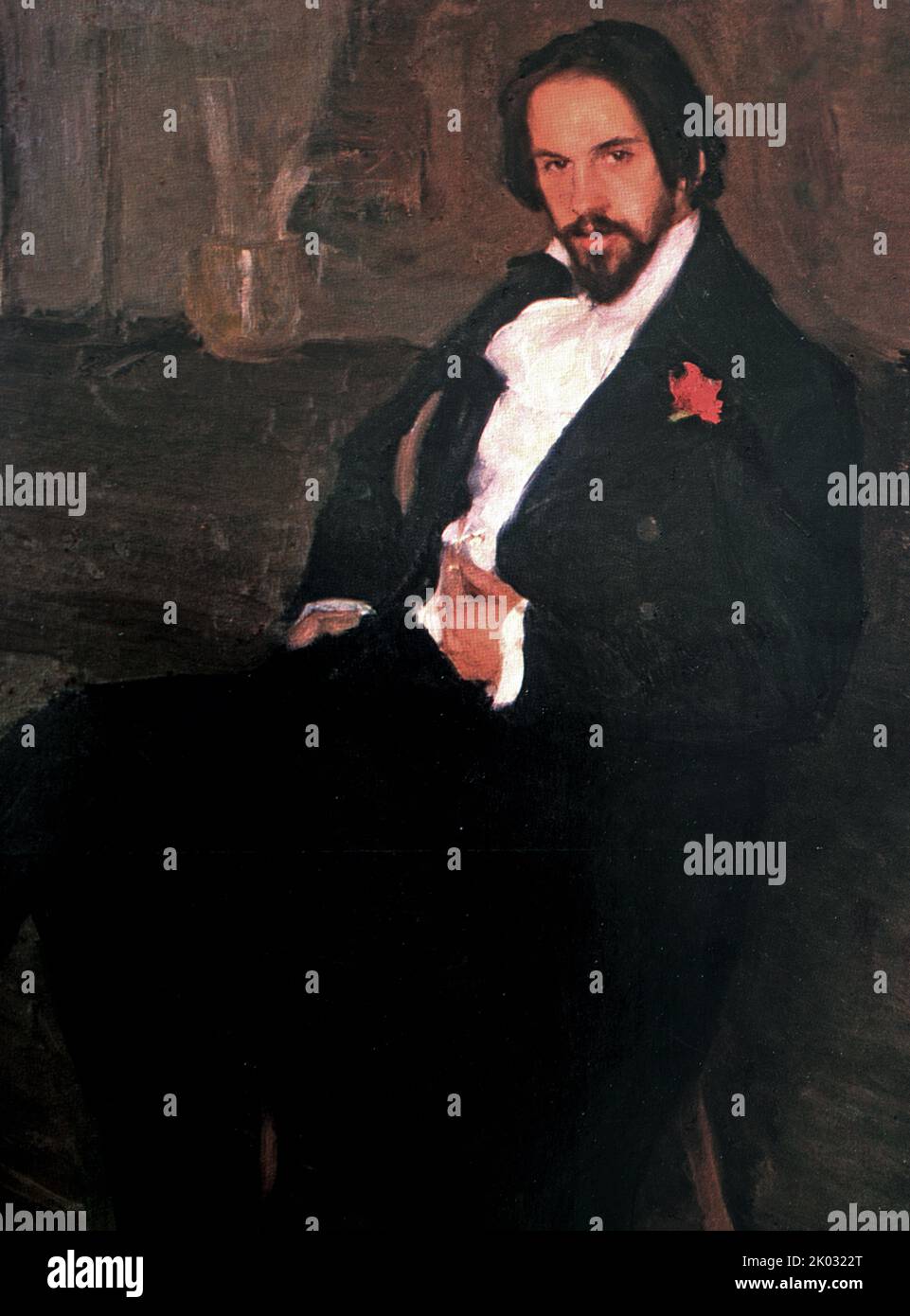 Portrait of the artist Ivan Ya. Bilibin. 1901. Bilibin was a Russian ...