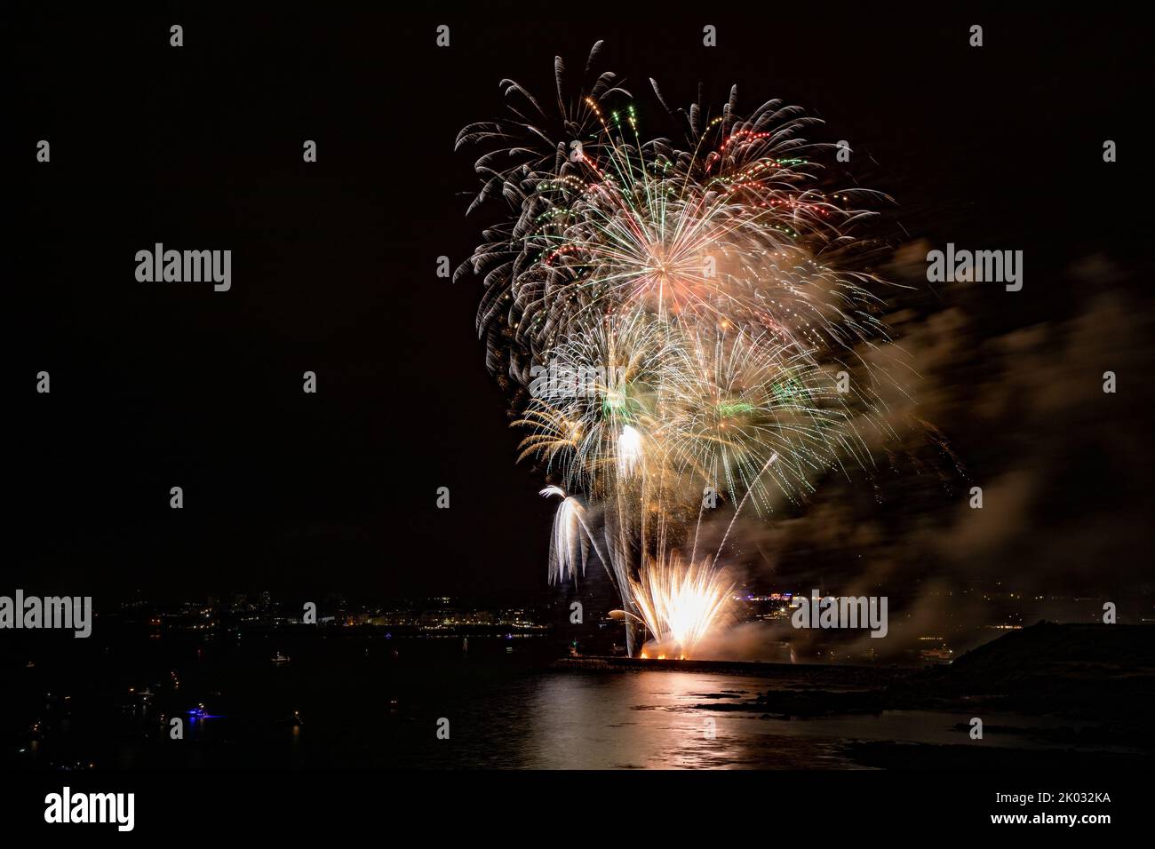 Image from the 2021 British firework championships held at Plymouth ...