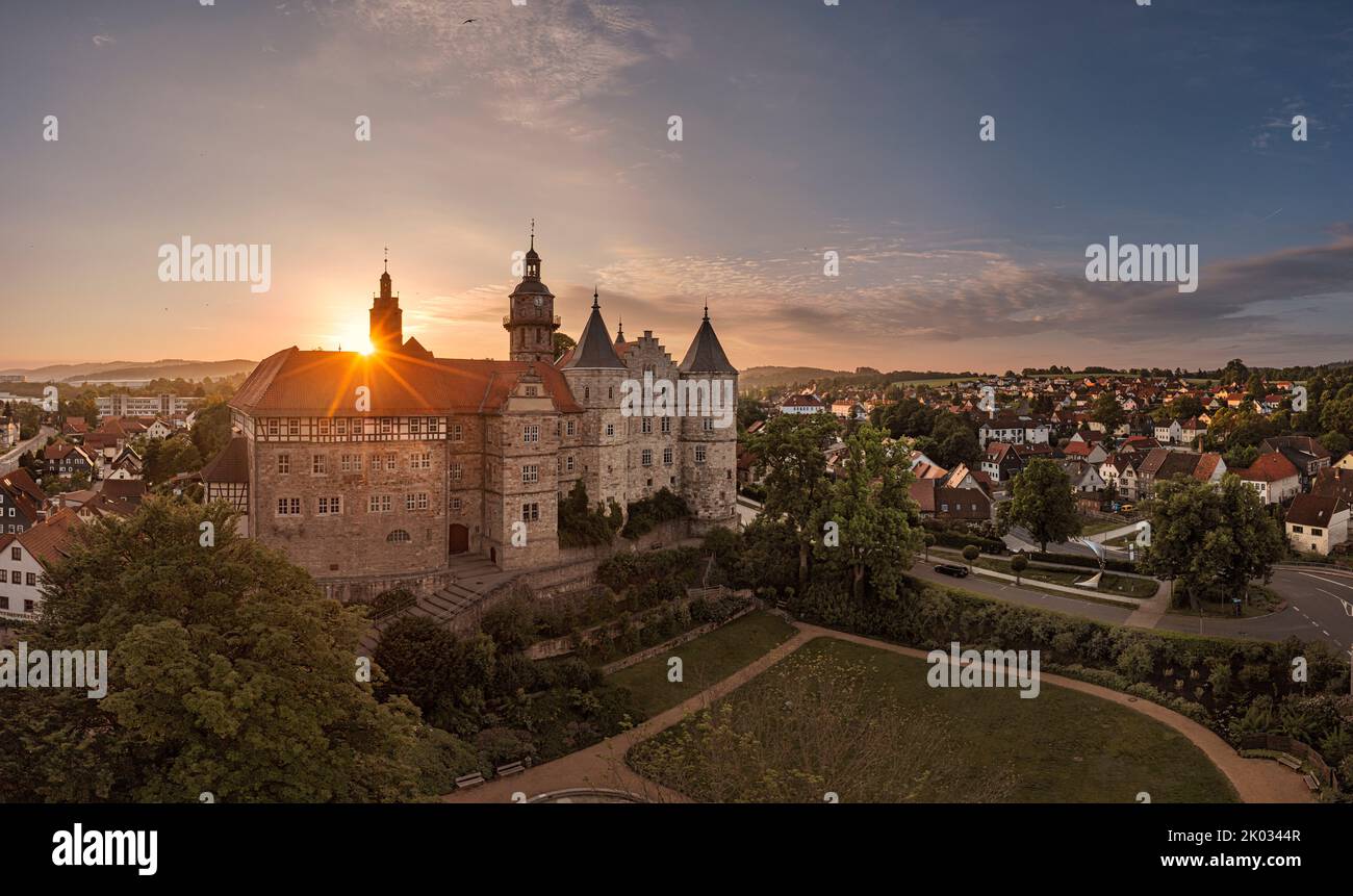 Germany, Thuringia, Schleusingen, Bertholdsburg Castle (Natural History ...