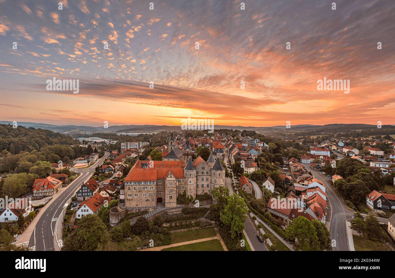 Germany, Thuringia, Schleusingen, Bertholdsburg Castle (Natural History ...
