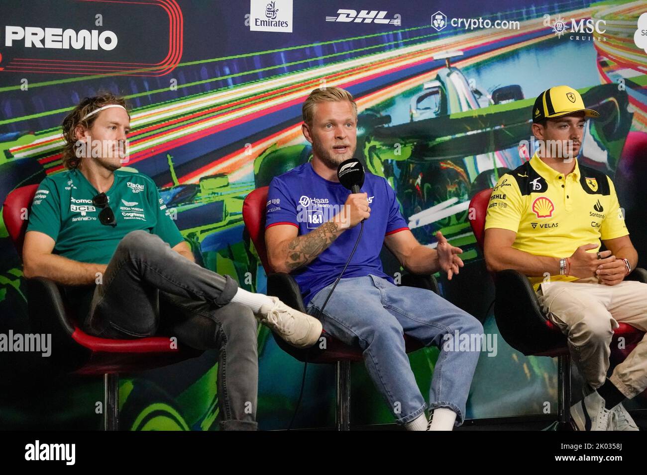 driver Press conference .during FORMULA 1 PIRELLI GRAN PREMIO D'ITALIA ...