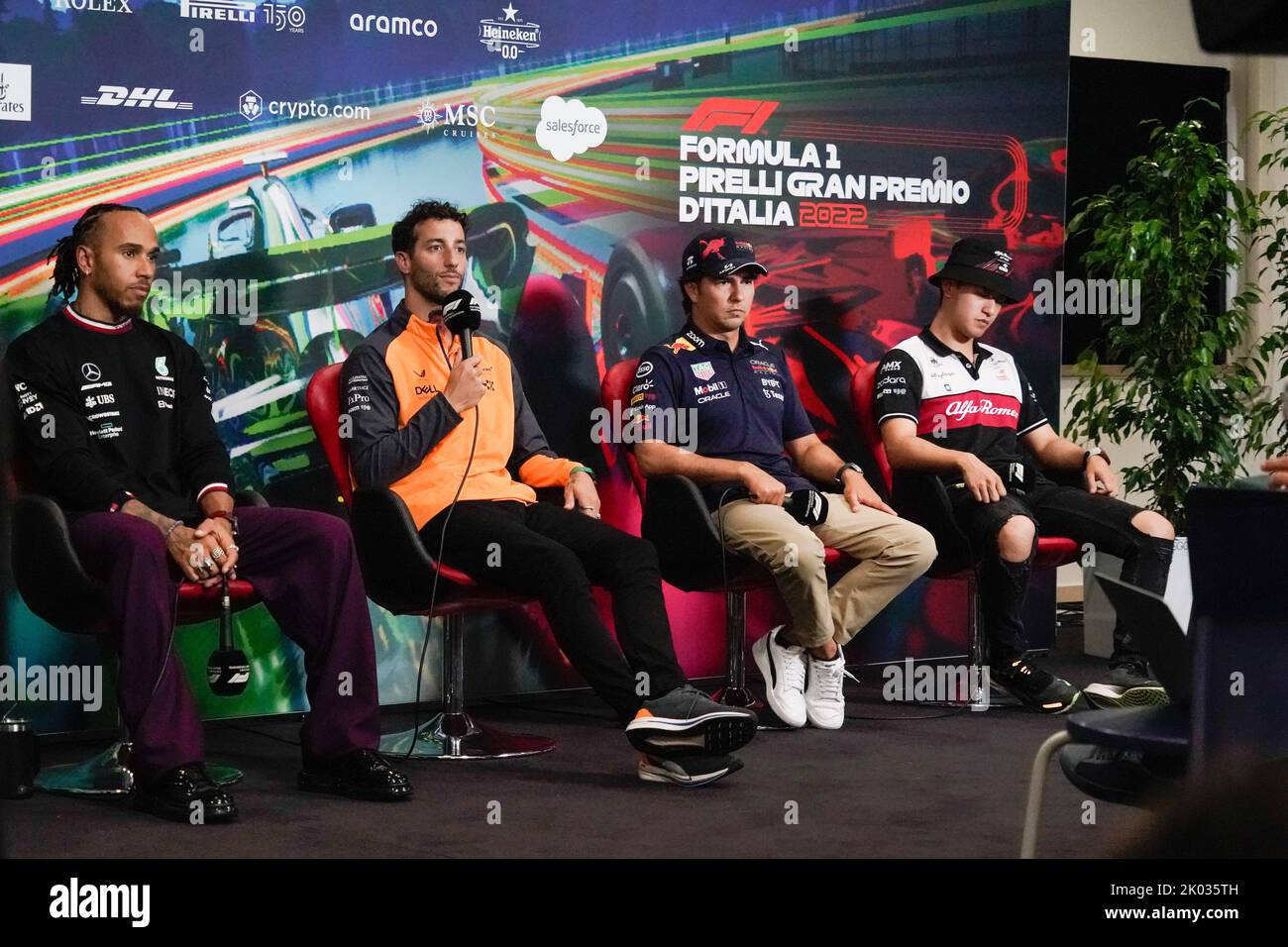 driver Press conference .during FORMULA 1 PIRELLI GRAN PREMIO D'ITALIA ...