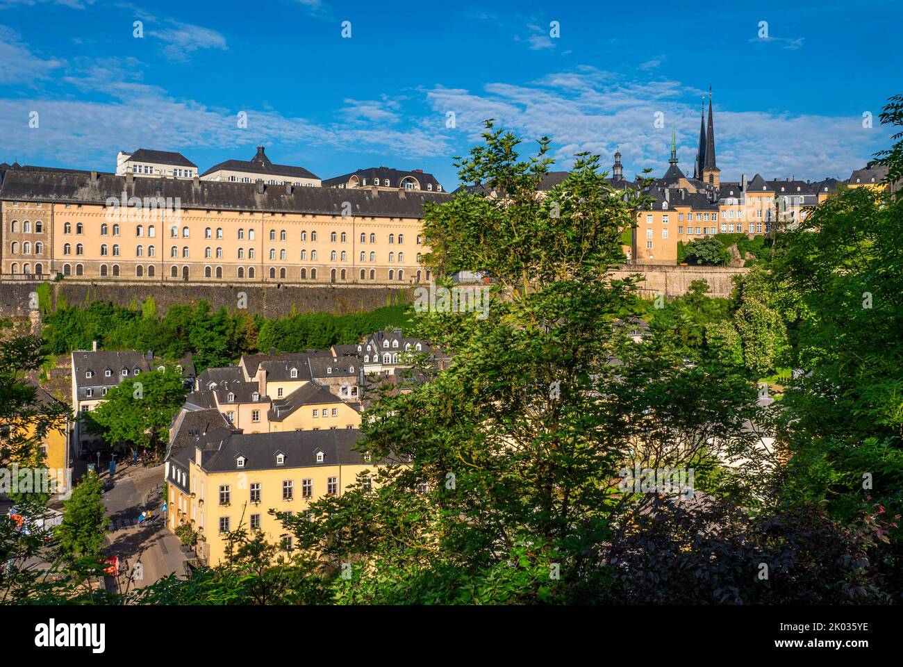Lower Town Ground and Old Town, Luxembourg City, Grand Duchy of ...