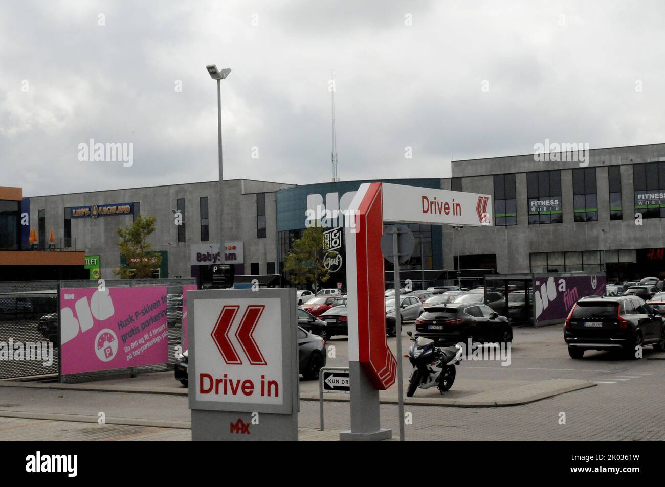 Copenhagen /Denmark/09 September 2022/ Drive in to Max hamburger ...