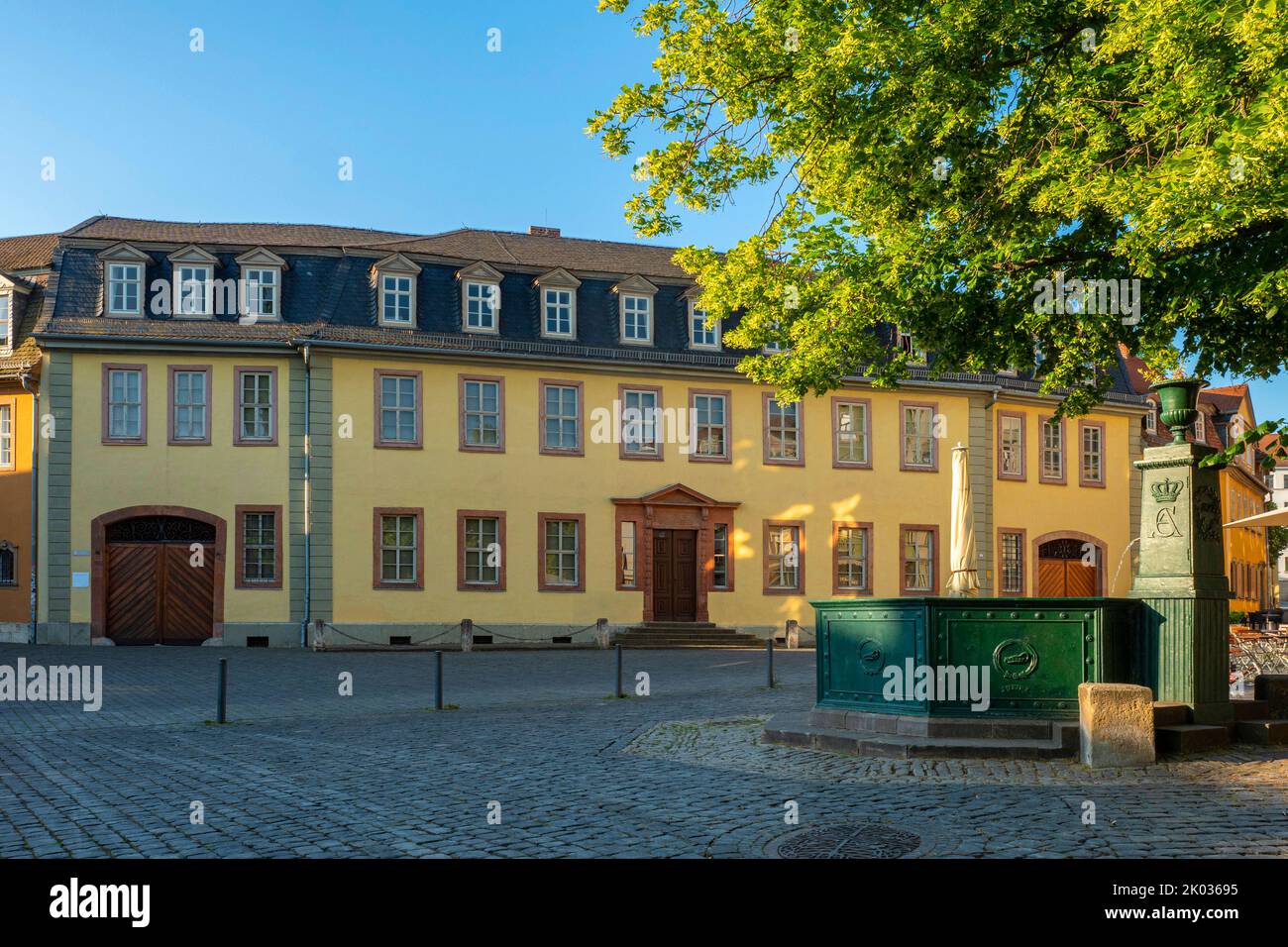 Goethehaus am Frauenplan, Weimar, Thuringia, Germany Stock Photo - Alamy
