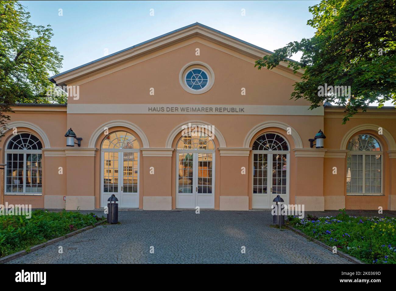 House of the Weimar Republic at Theaterplatz, Weimar, Thuringia ...