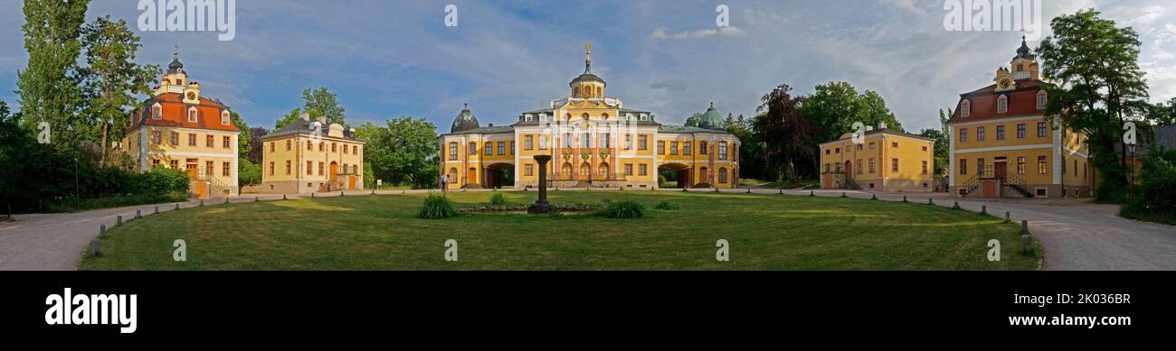 Belvedere Palace and Landscape Park, Weimar, Thuringia, Germany Stock ...