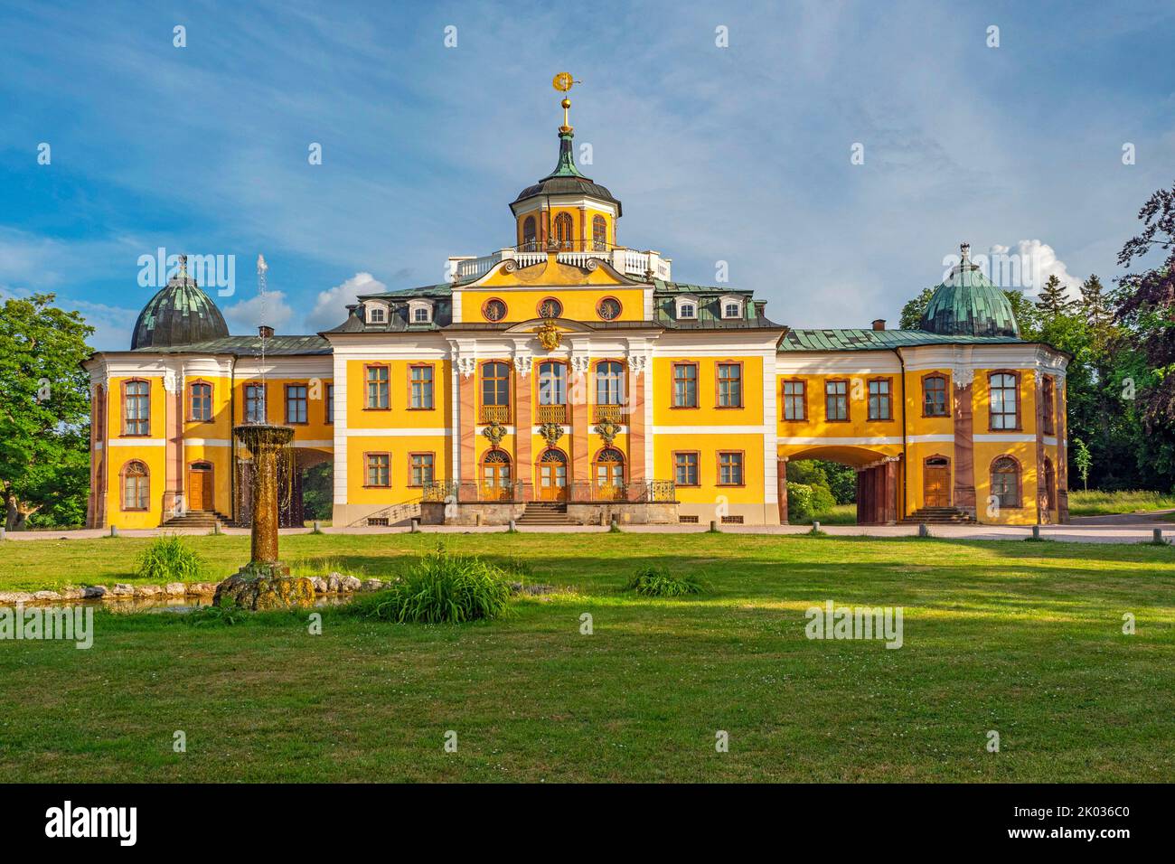 Belvedere Palace and Landscape Park, Weimar, Thuringia, Germany Stock ...