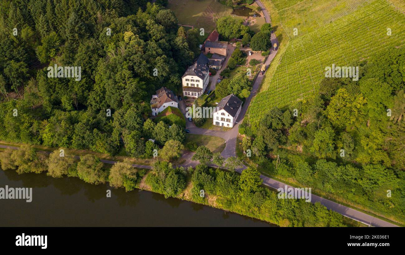 Staadt district of kastel staadt on the saar hi-res stock photography ...