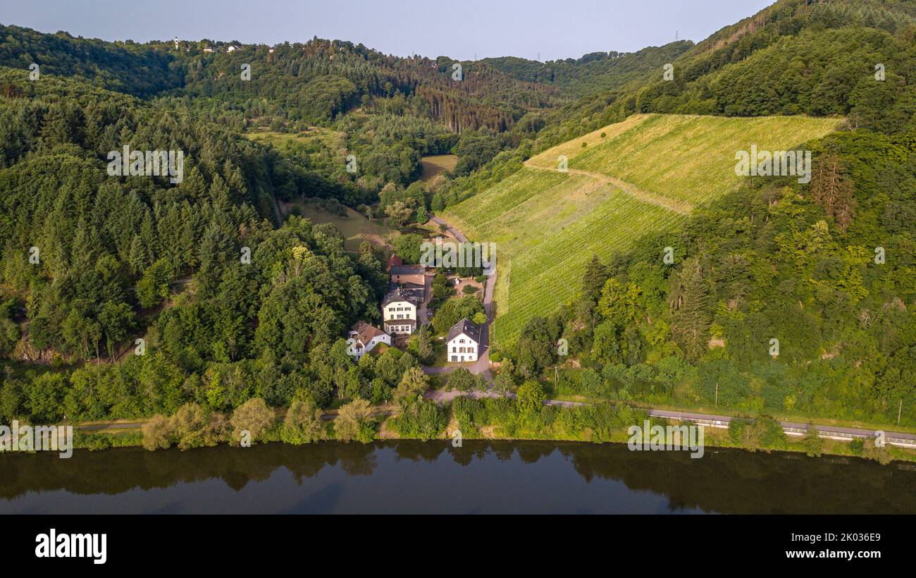 Staadt district of kastel staadt on the saar hi-res stock photography ...
