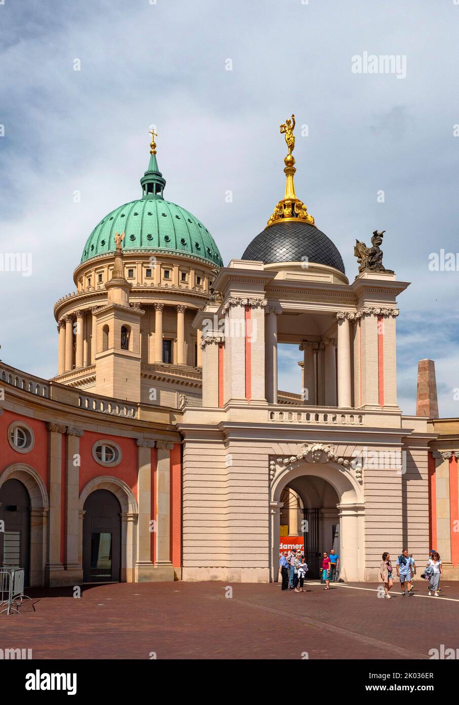 Brandenburg State Parliament and St. Nikolaikrche, Potsdam, Brandenburg ...