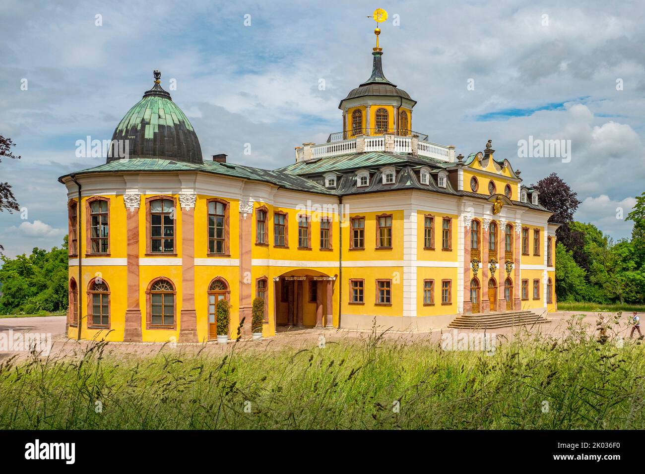 Belvedere Palace and Landscape Park, Weimar, Thuringia, Germany Stock ...