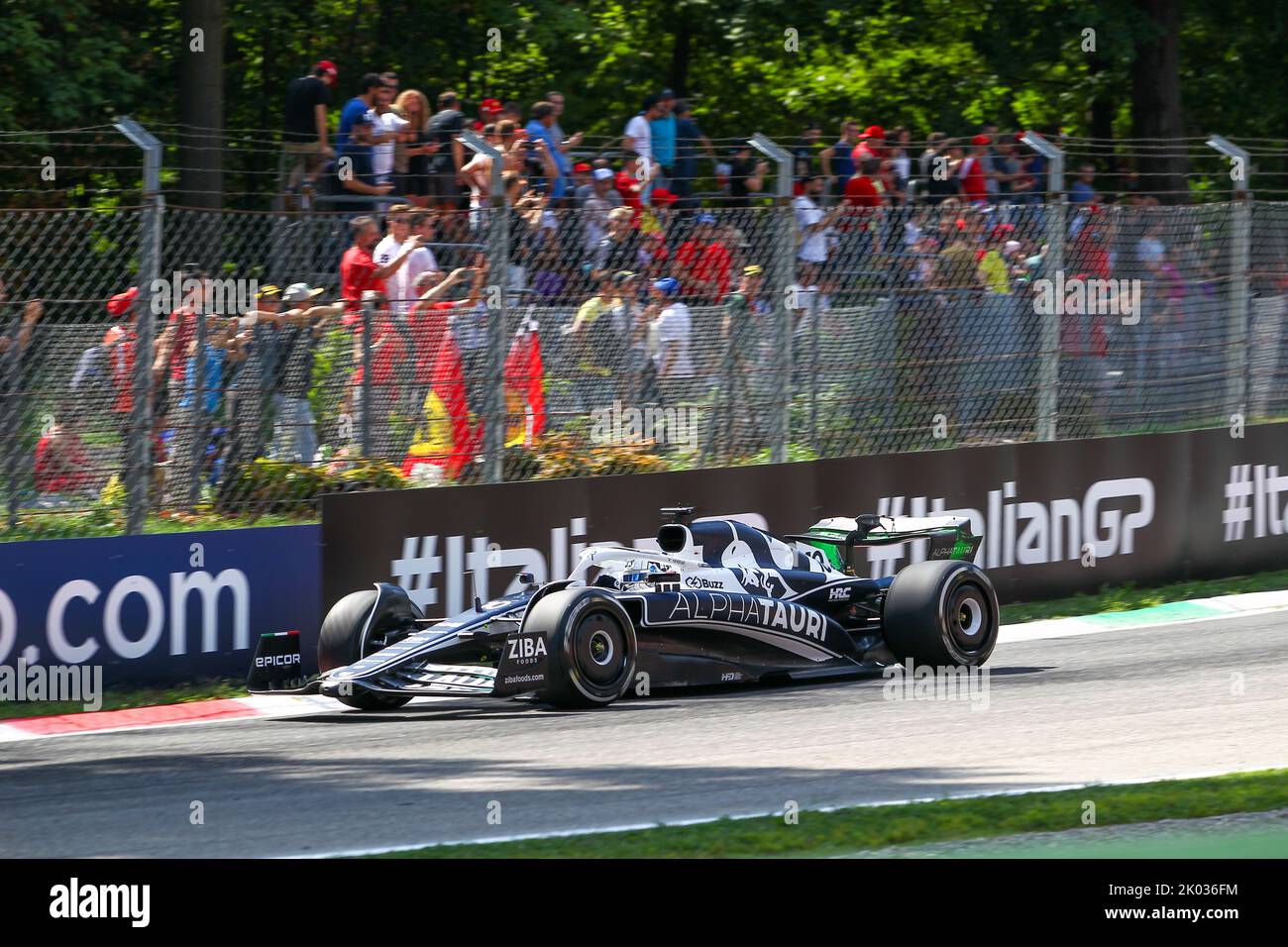 Pierre Gasly (FRA) Alpha Tauri AT03 during FORMULA 1 PIRELLI GRAN PREMIO D’ITALIA 2022, Monza ...
