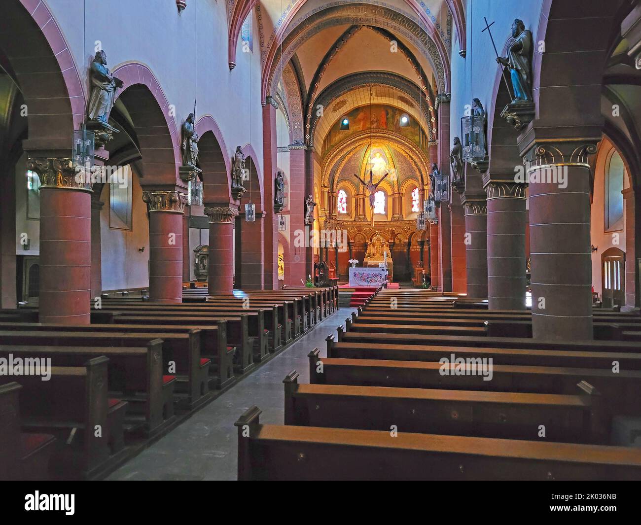 Basilica of St. Peter, Merzig, Saar, Saarland, Germany Stock Photo - Alamy