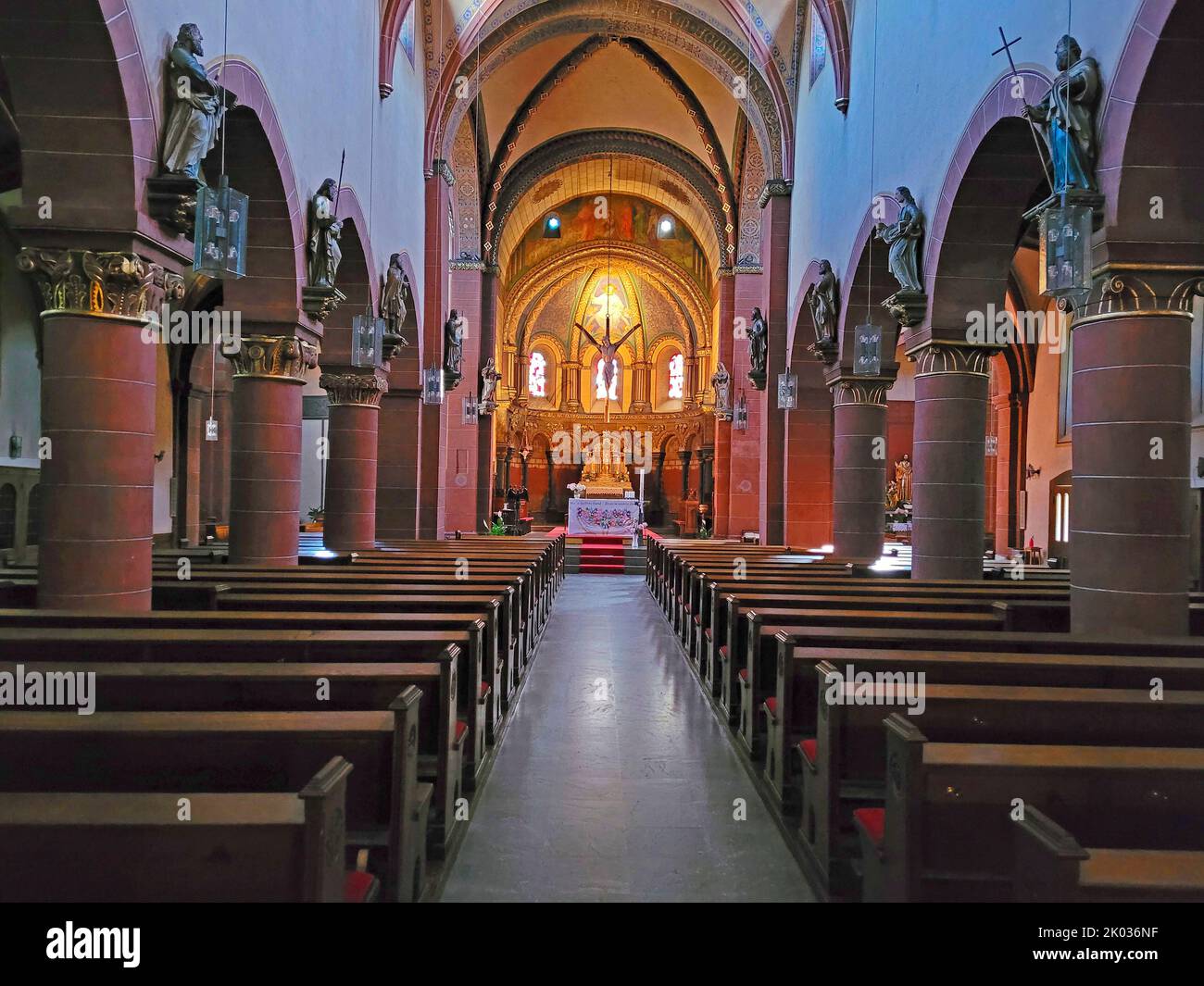 Basilica of St. Peter, Merzig, Saar, Saarland, Germany Stock Photo - Alamy