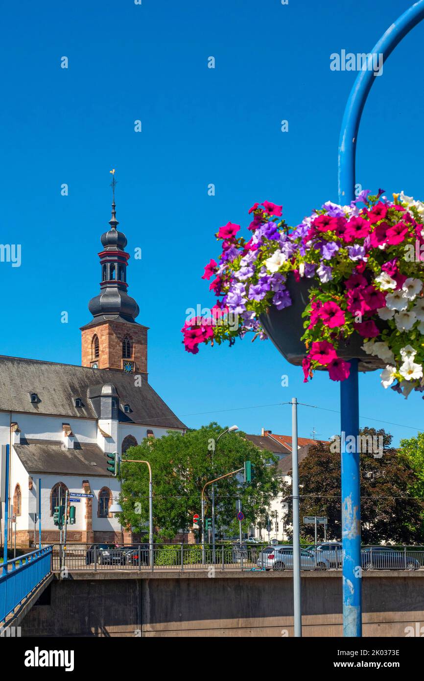 Old bridge with castle church hi-res stock photography and images - Alamy