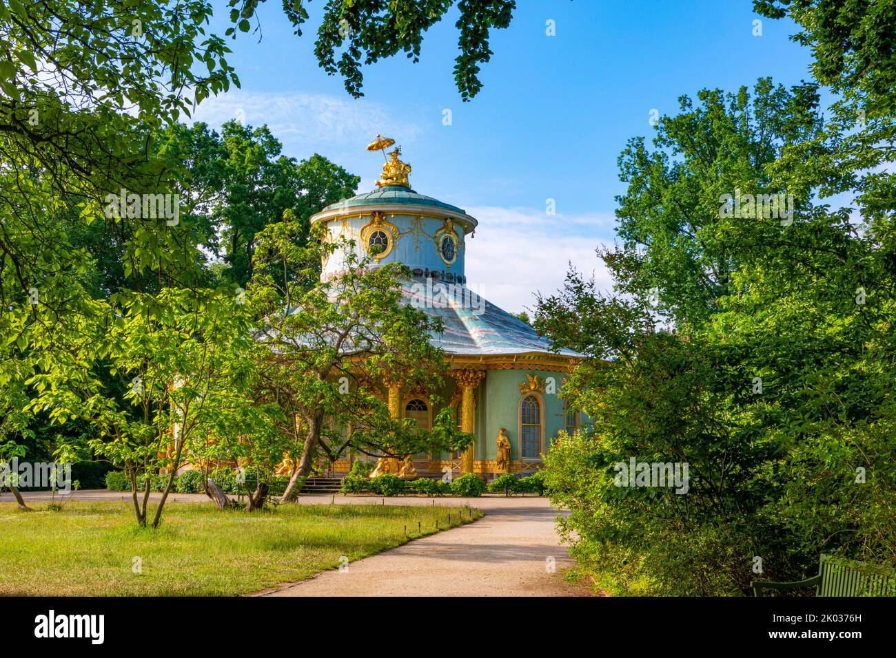 Chinese Tea House, Sanssouci Park, Potsdam, Brandenburg, Germany Stock ...