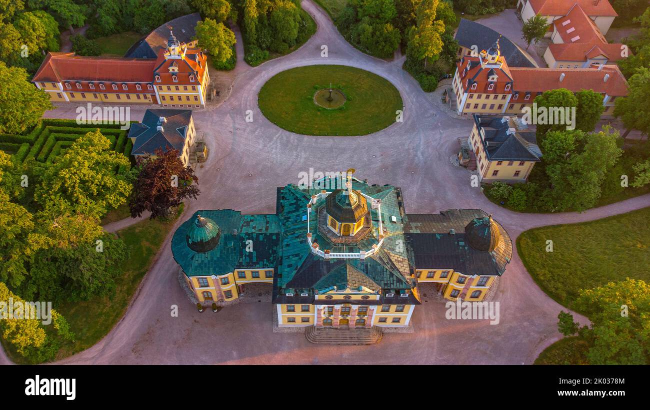 Belvedere Palace and Landscape Park, Weimar, Thuringia, Germany Stock ...