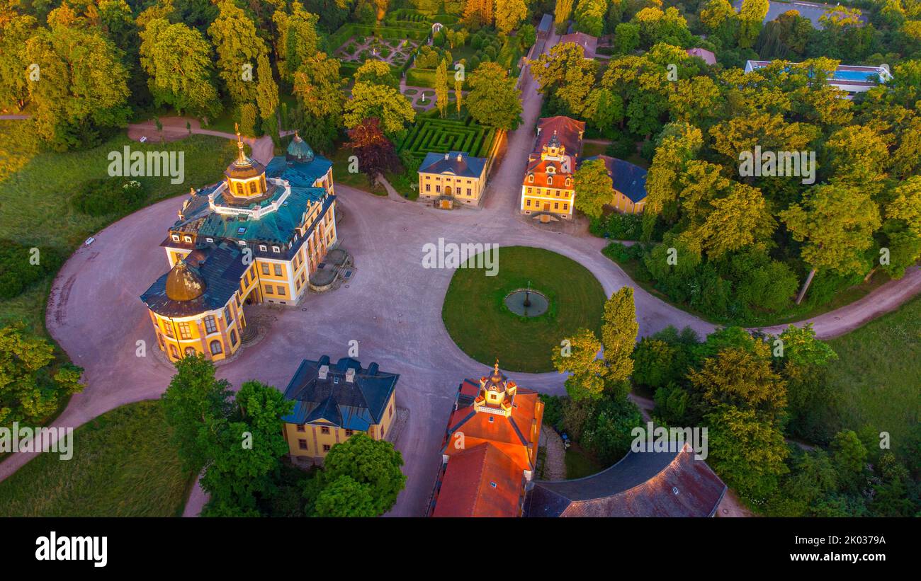 Belvedere Palace and Landscape Park, Weimar, Thuringia, Germany Stock ...