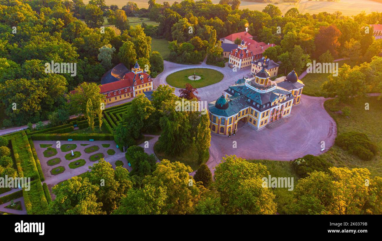 Belvedere Palace and Landscape Park, Weimar, Thuringia, Germany Stock ...