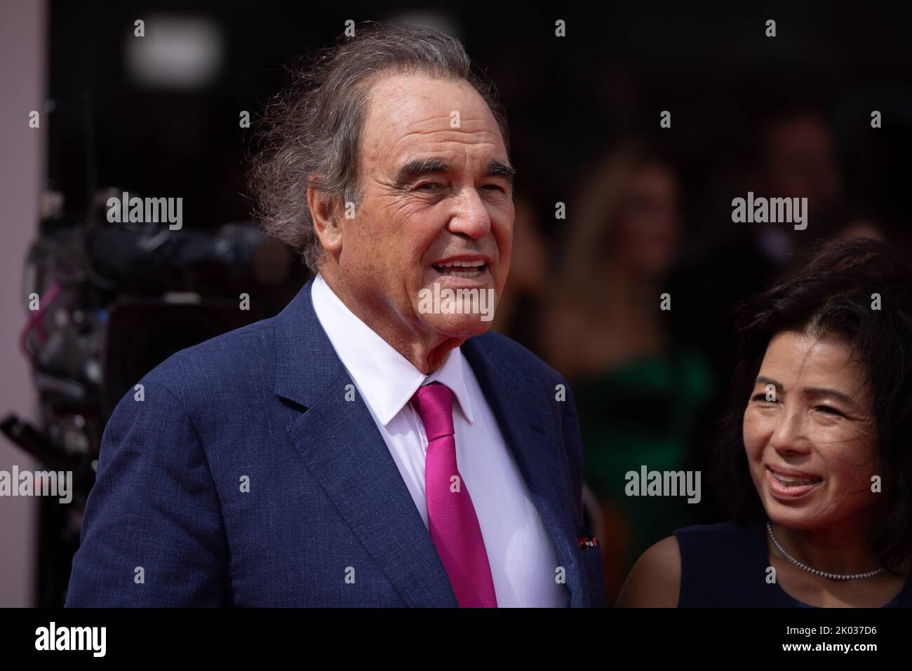 Oliver Stone, Sun-jung Jung attend the "Nuclear" red carpet at the 79th ...