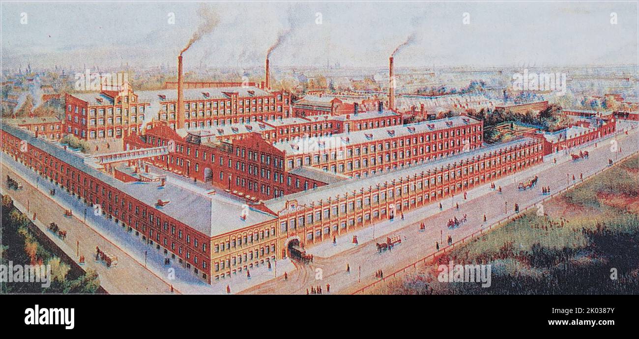 Perfume factory "Brocard and Co". Russia 1914 Stock Photo - Alamy