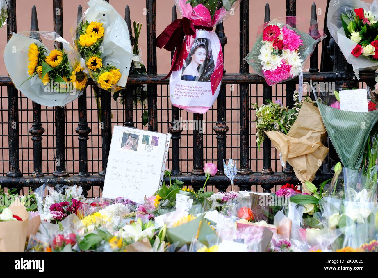 Buckingham Palace, London, UK – Friday 9th September 2022 – A ...