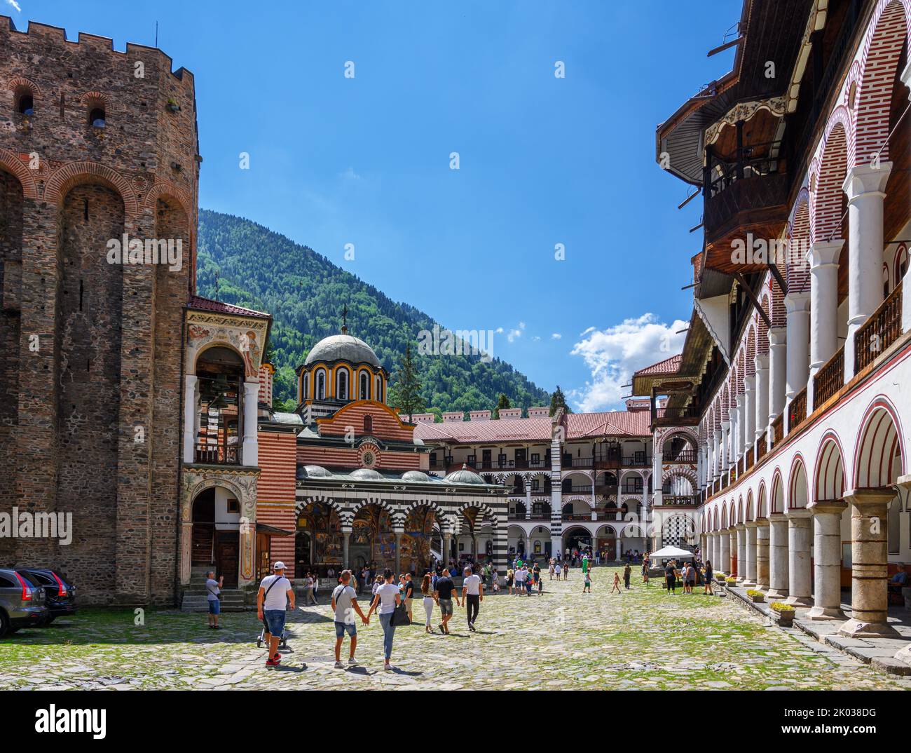 Rila Monastery, Rila, Bulgaria Stock Photo - Alamy