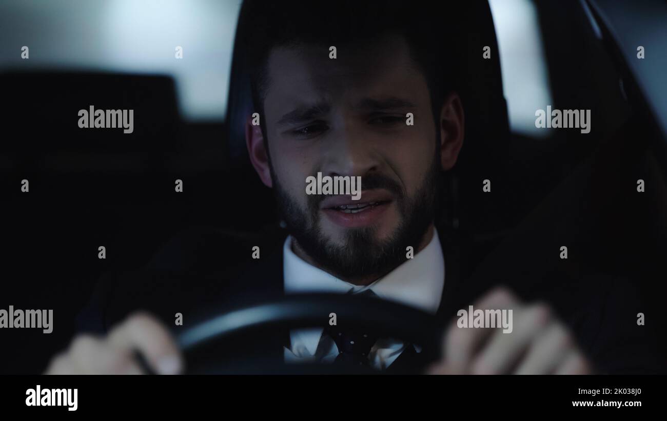 Stressed businessman crying business hi-res stock photography and ...