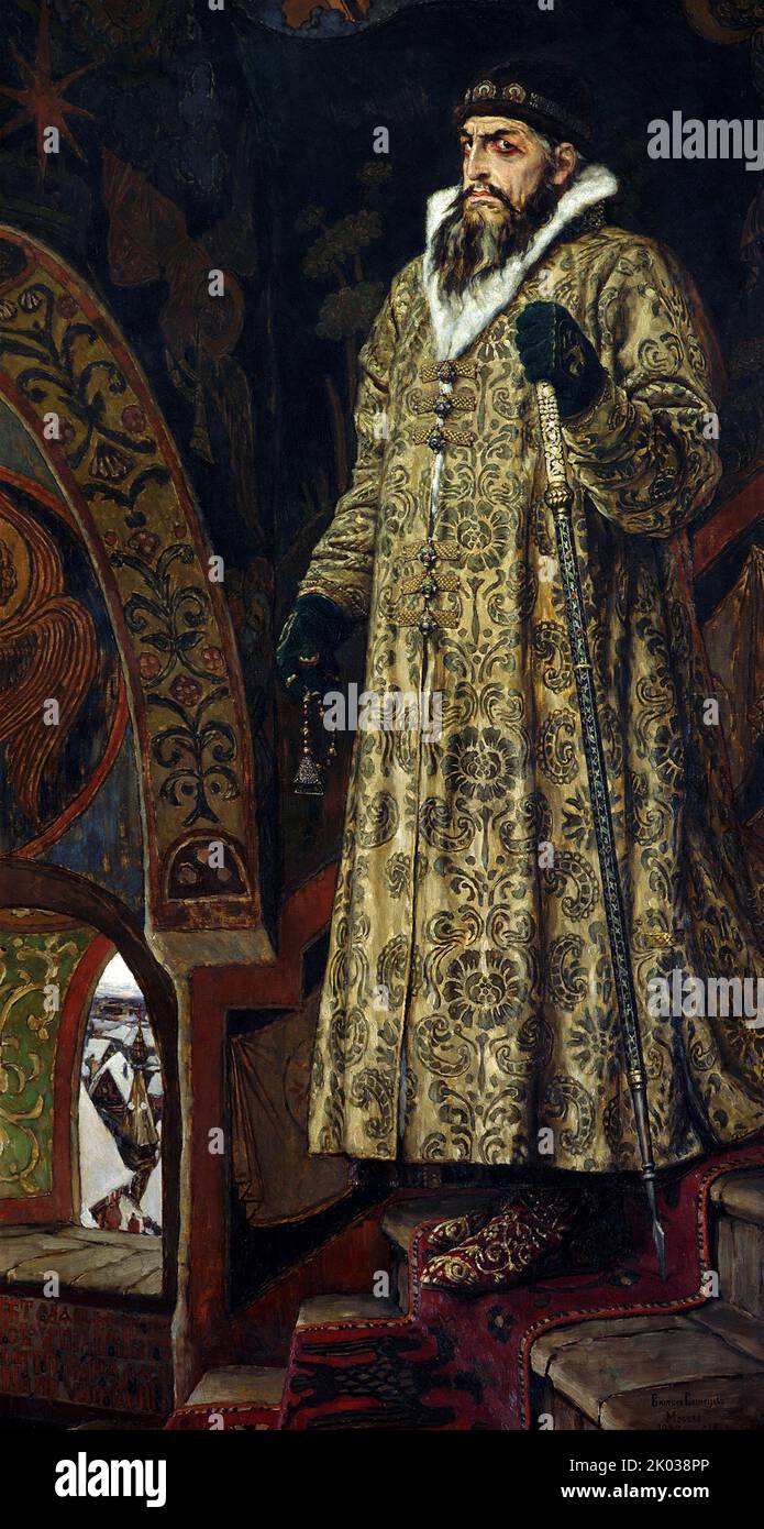 Ivan the Terrible (1530 - 1584) Tsar of Russia by Viktor Mikhailovich ...