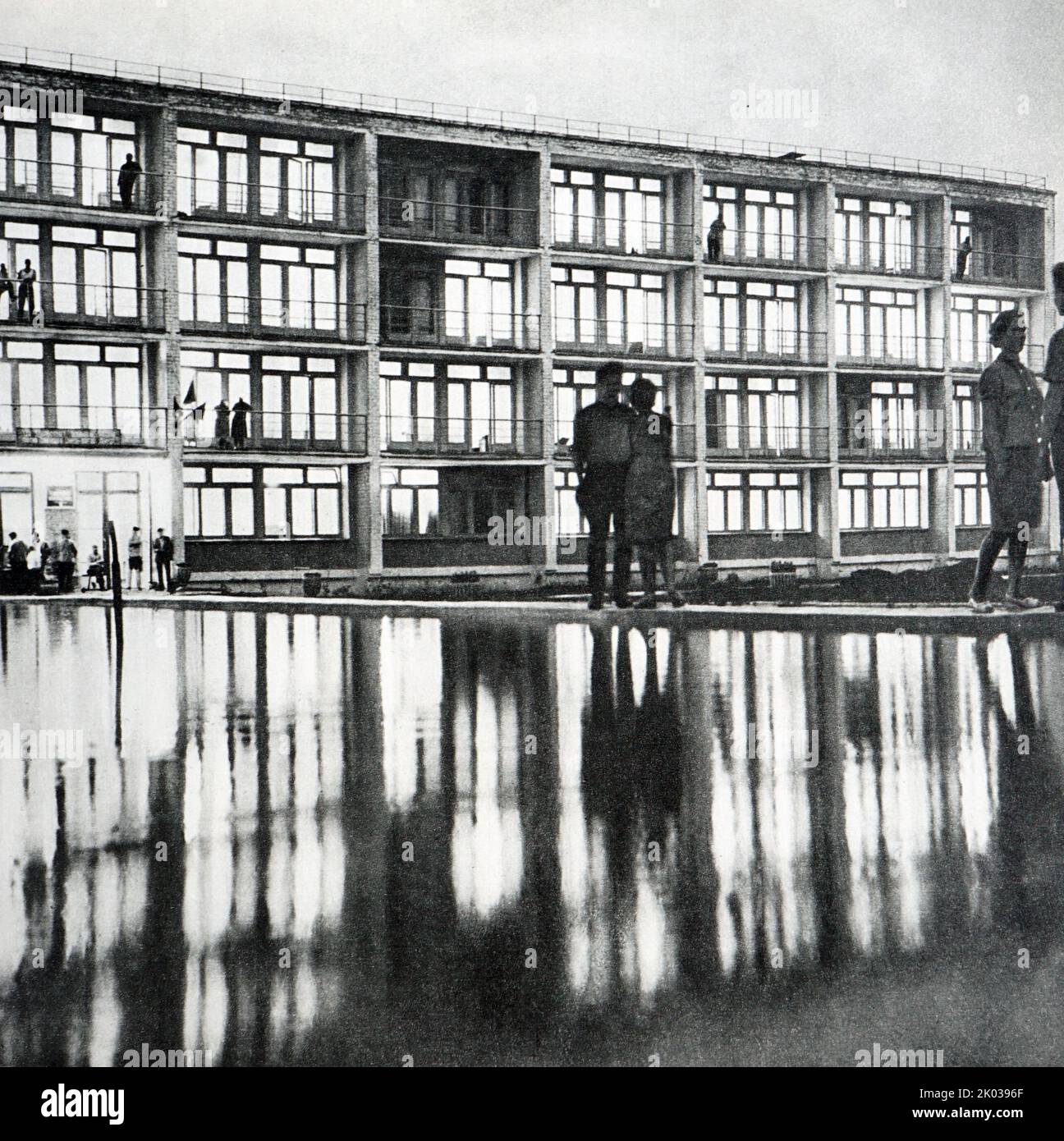 Soviet Russian public housing project 1965 Stock Photo - Alamy