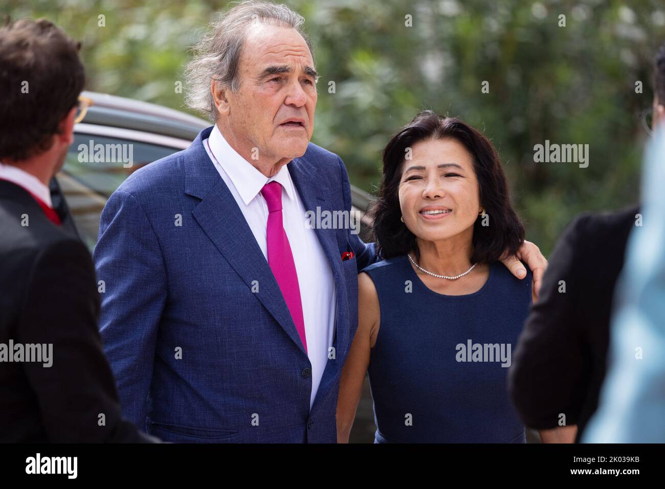 September 9, 2022, Lido di Venezia, Italy: Oliver Stone, Sun-jung Jung ...