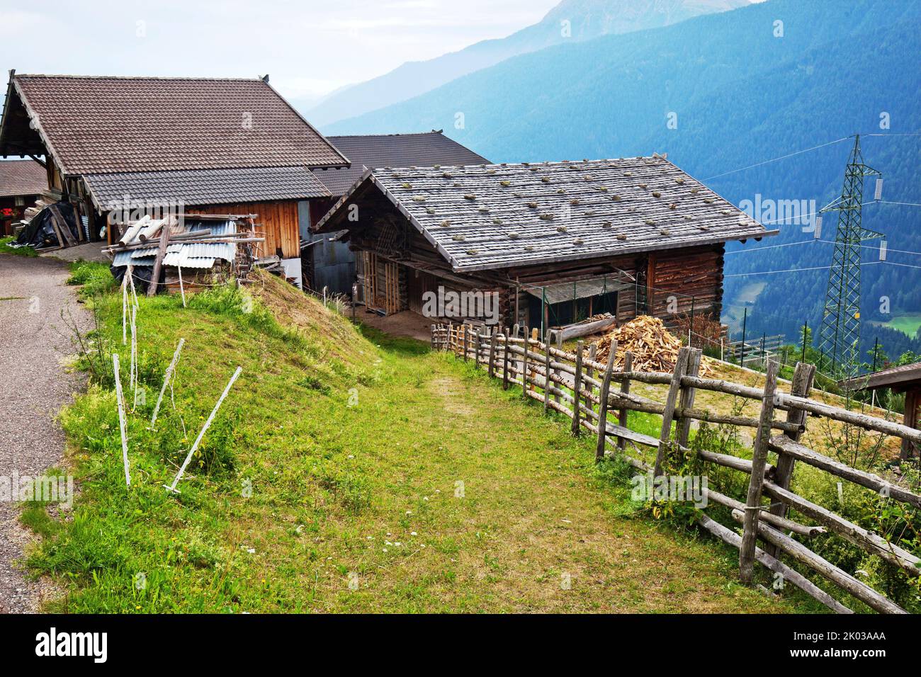 Rural farm in mountain hi-res stock photography and images - Alamy