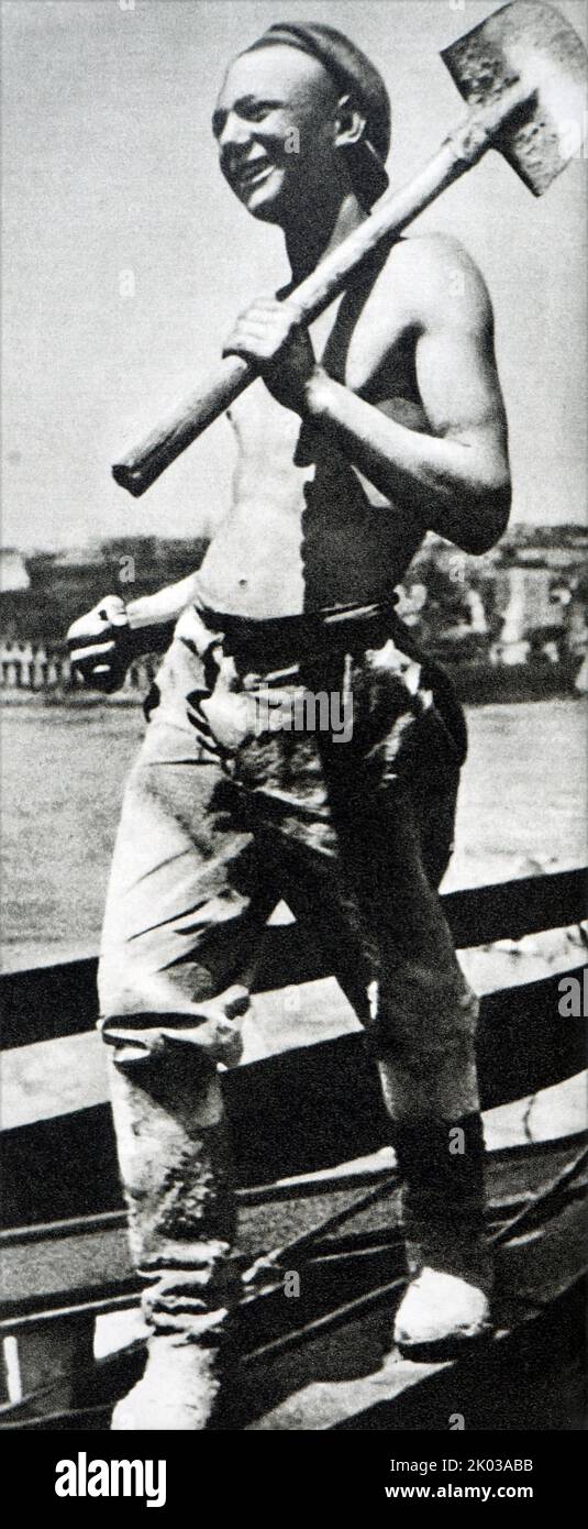 During the first five-year plan, the entire Soviet country turned into ...