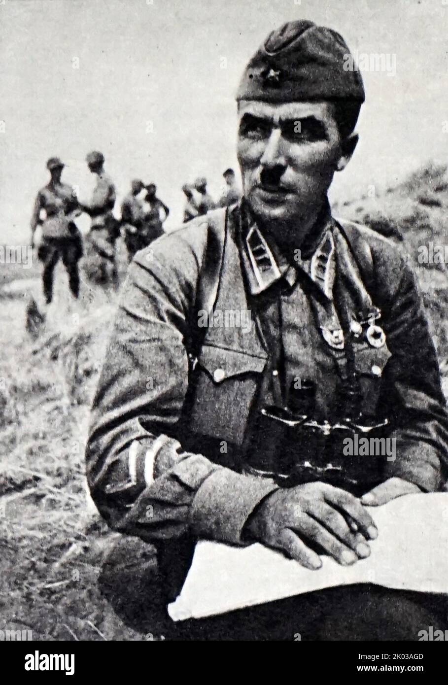 The commander of the 24th motorized regiment Ivan Ivanovich Fedyuninsky ...