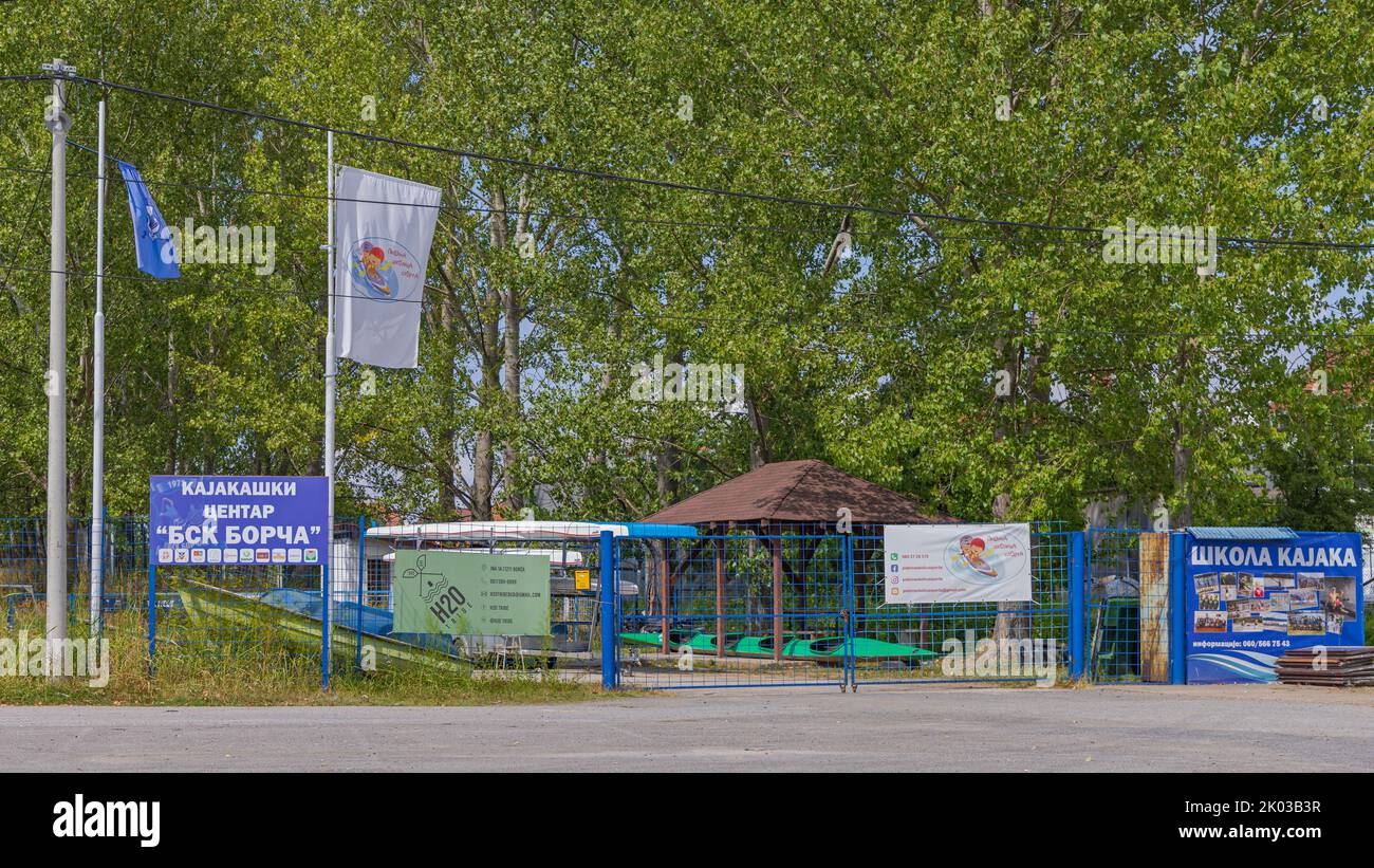 Belgrade, Serbia - August 16, 2022: Entrance to Sports Club Building ...