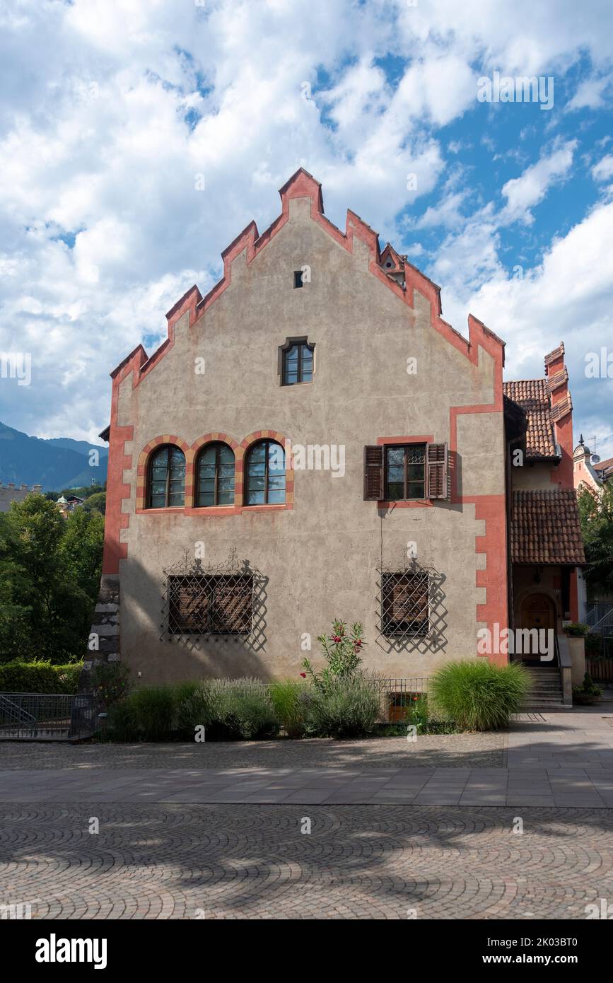 Parish church of St. George, spa town of Merano, South Tyrol, Italy ...