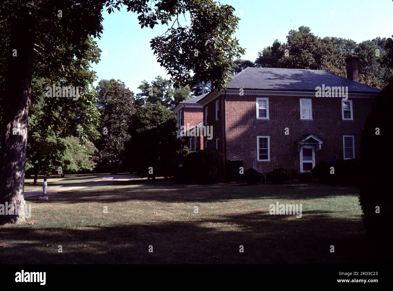 Prince George, VA. USA. 9/1993. Lower Brandon Plantation or Brandon or ...