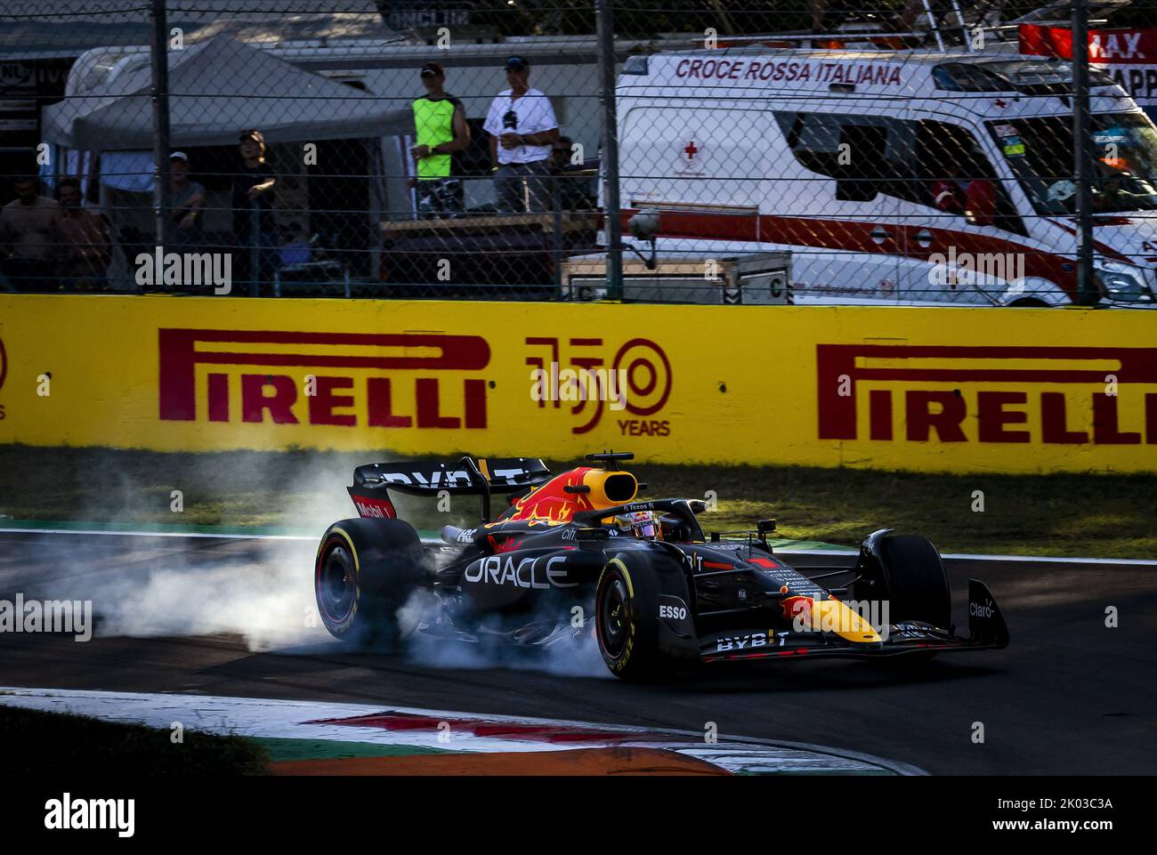 MONZA - Max Verstappen (Oracle Red Bull Racing) during the 2nd free ...